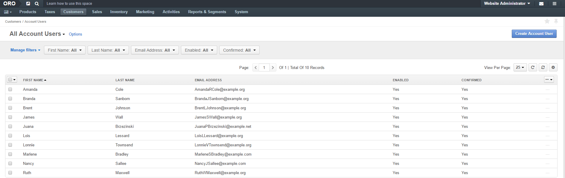Showcasing OroCommerce Features: Creating User Accounts and Roles ... Showcasing OroCommerce Features: Creating User Accounts and Roles ...