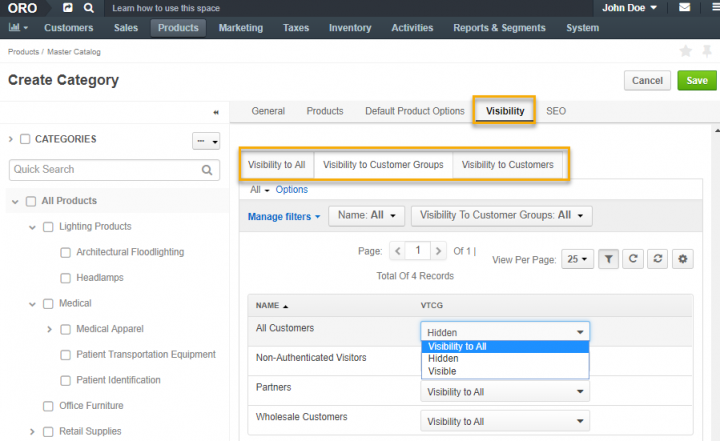 How And Why You Should Manage Product Visibility In Orocommerce