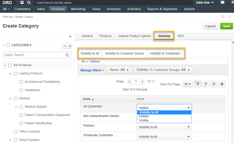 How And Why You Should Manage Product Visibility In Orocommerce