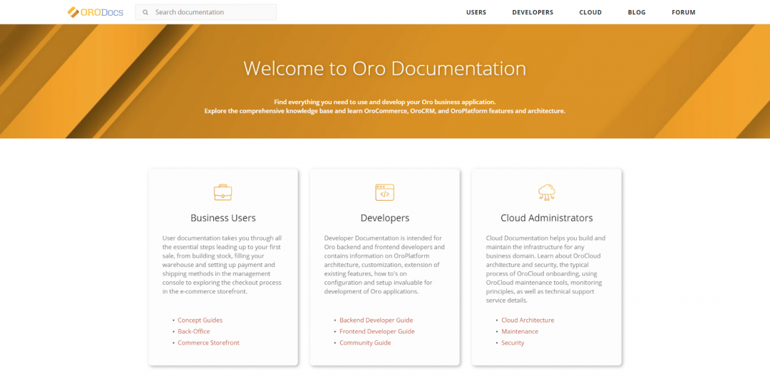 Oro Community Improvements Moving Forums To Stack Overflow Slack And Github Orocommerce