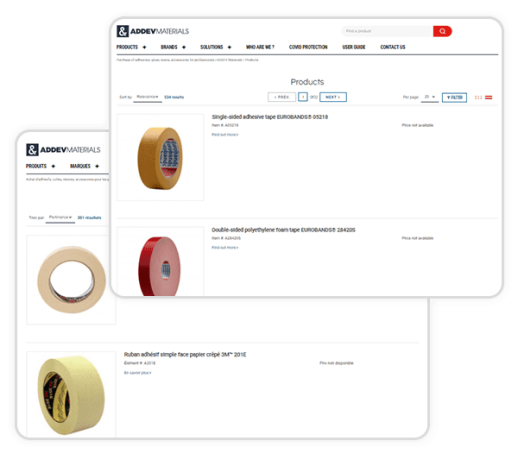 ADDEV Materials B2B eCommerce | OroCommerce