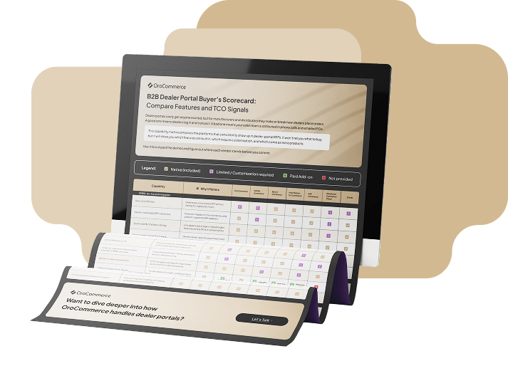 B2B Dealer Portal Solution Comparison | OroCommerce