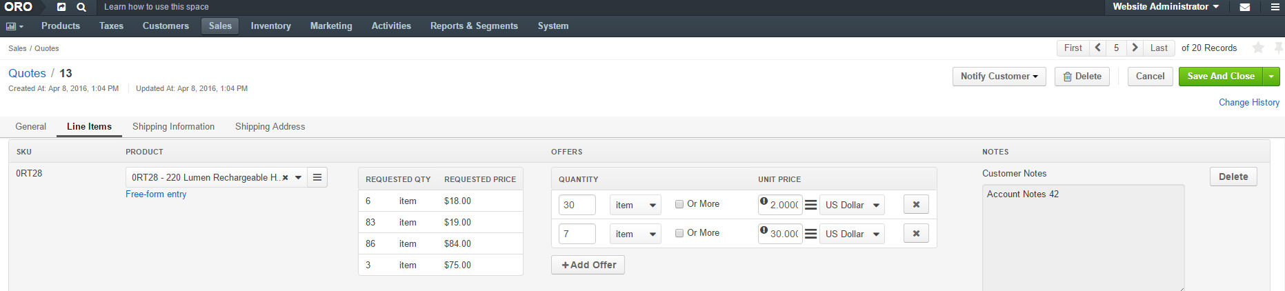 4 Powerful OroCRM Dashboard Widgets for Marketing Executives